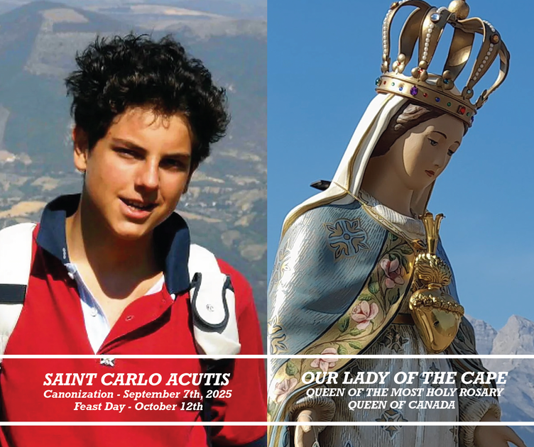 Saint Carlo Acutis - Our Lady of the Cape Prayer Card